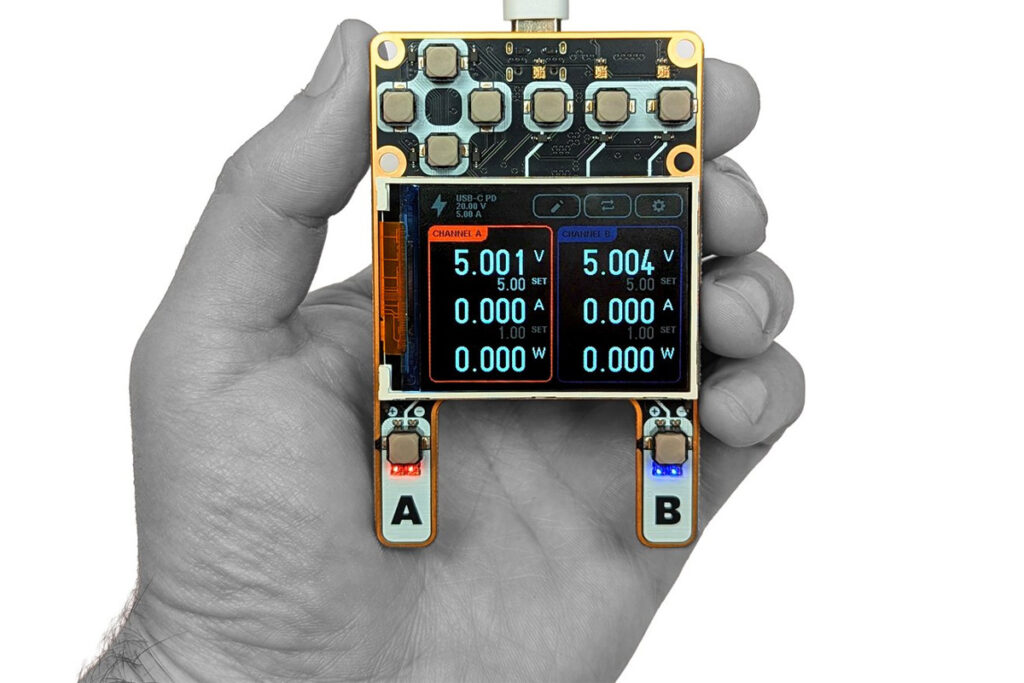 ProtoV MINI - A 100W USB-C Powered Adjustable Breadboard Power Supply ...