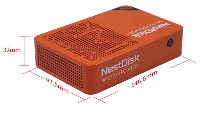 NestDisk - An Intel N150 NAS Come Mini PC With Four M.2 Slots and Dual ...