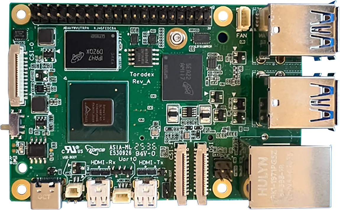 Toradex Luna SL1680 Top View - Electronics-Lab