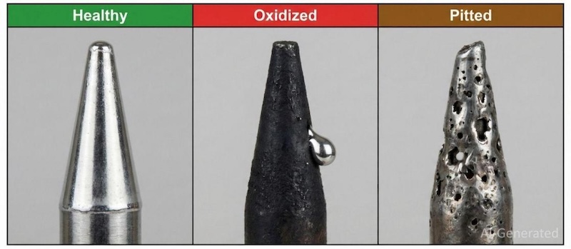 How to Clean a Soldering Iron Tip Without Ruining It - Electronics-Lab